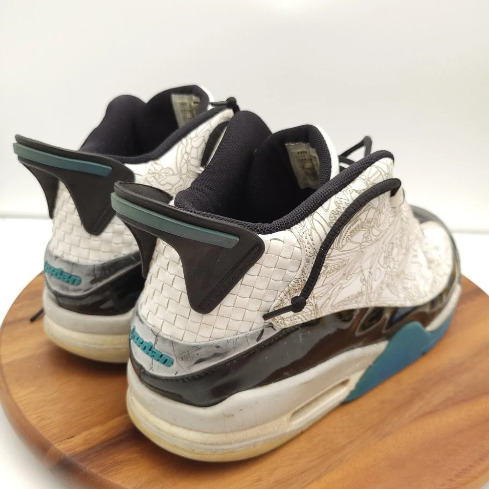 Jordan | Shoes | Nike Air Jordan Dub Zero White Mens Size 4 Black Blue ...